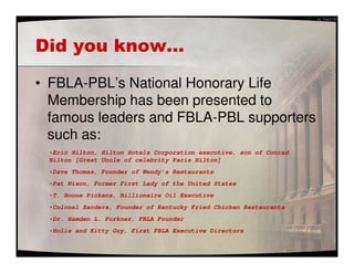FBLA-PBL History: Celebrating 70 Years! | PDF