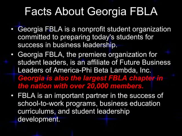 Fbla presentation0910 | PPT