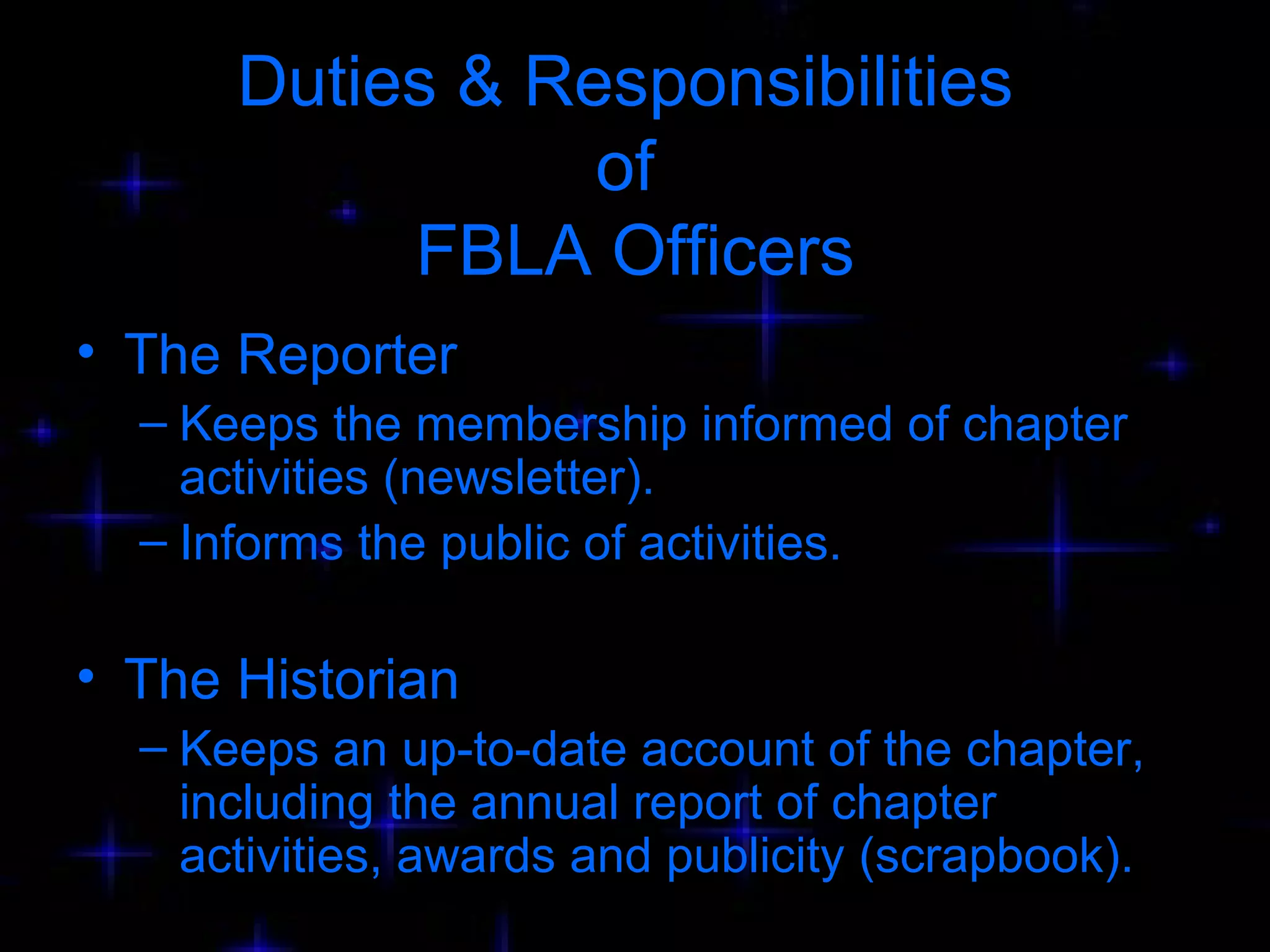 Fbla presentation0910 | PPT