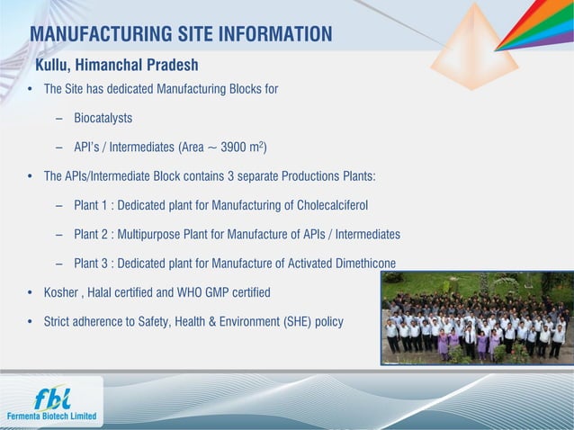 Fermenta Biotech Ltd Information | PDF