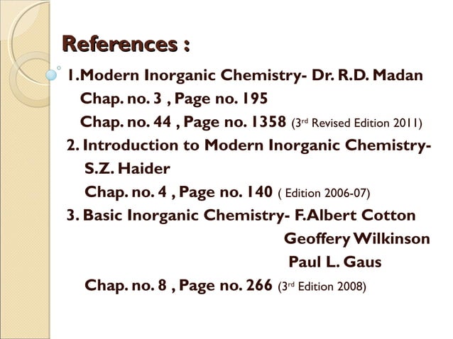 F block elements | PPT | Chemistry | Science
