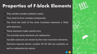 F Block Elements and characteristics of lanthanides.pptx