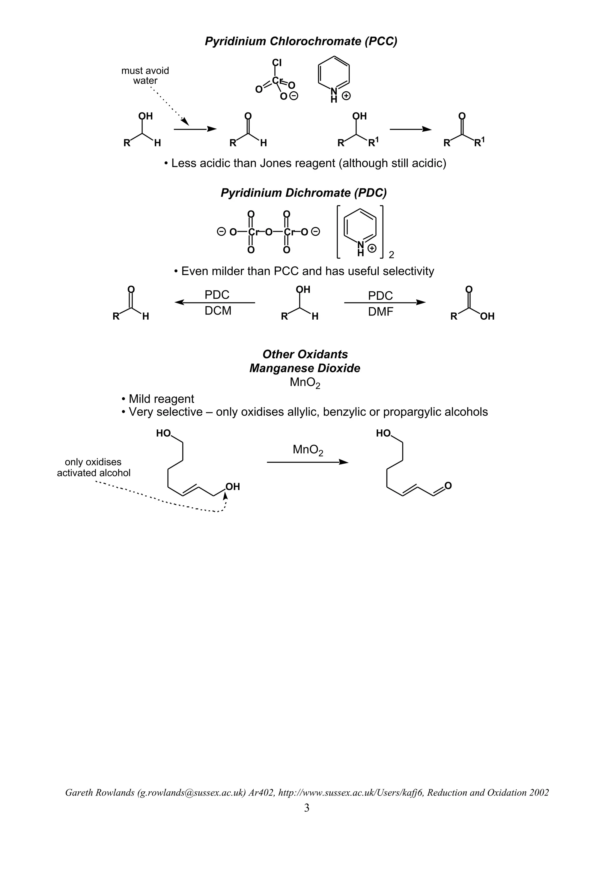 Alcohol oxidation | PDF