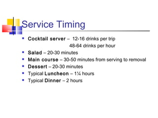 Food & Beverage Management | PPT