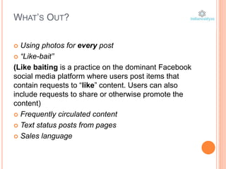 Fundamentals of Facebook Marketing | PPT