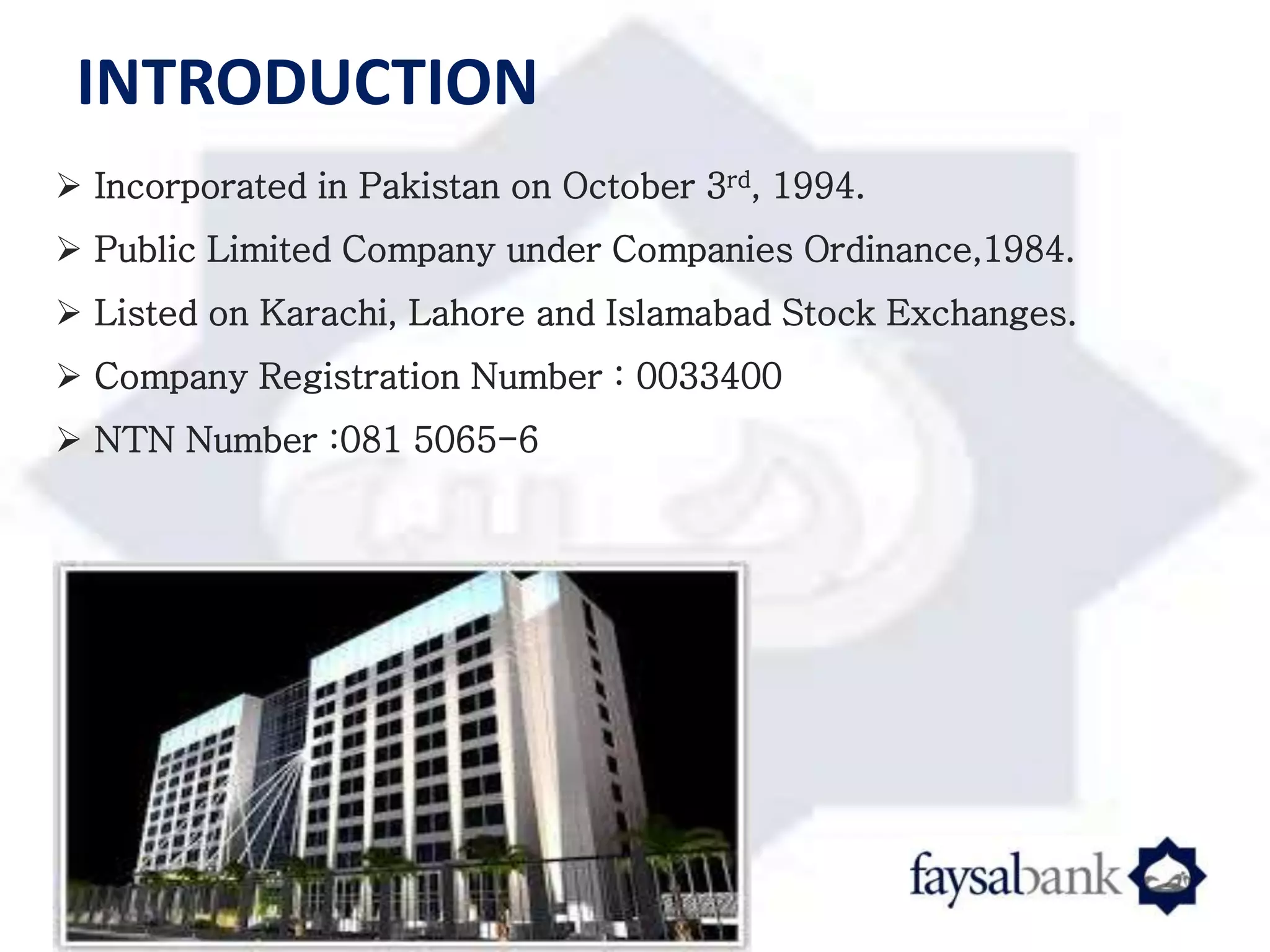 Faysal Bank marketing research | PPTX