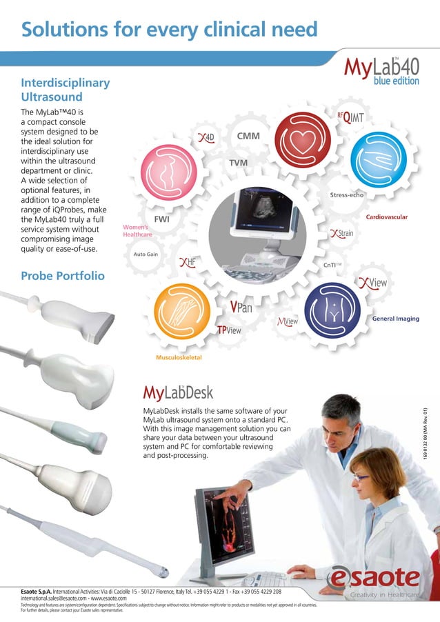 Esaote MyLab40 Blue Edition | PDF