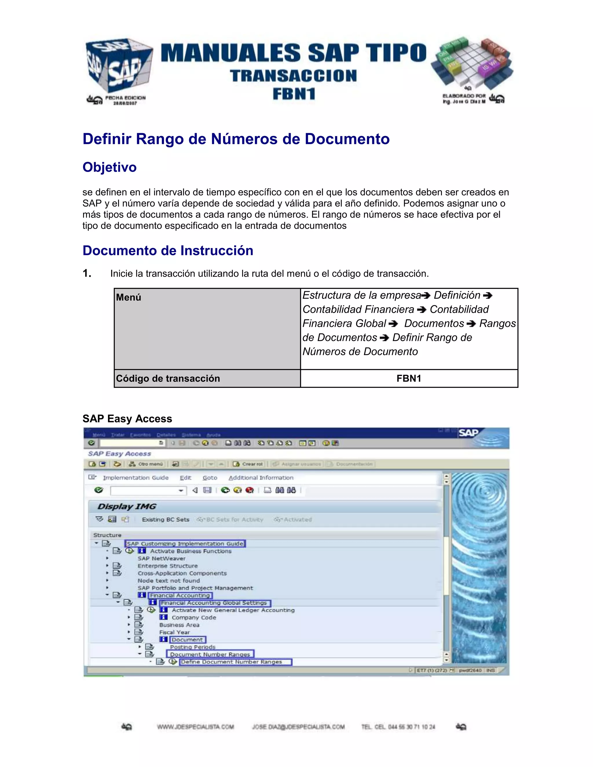 Fbn1 definir rango_numeros_documento | PDF