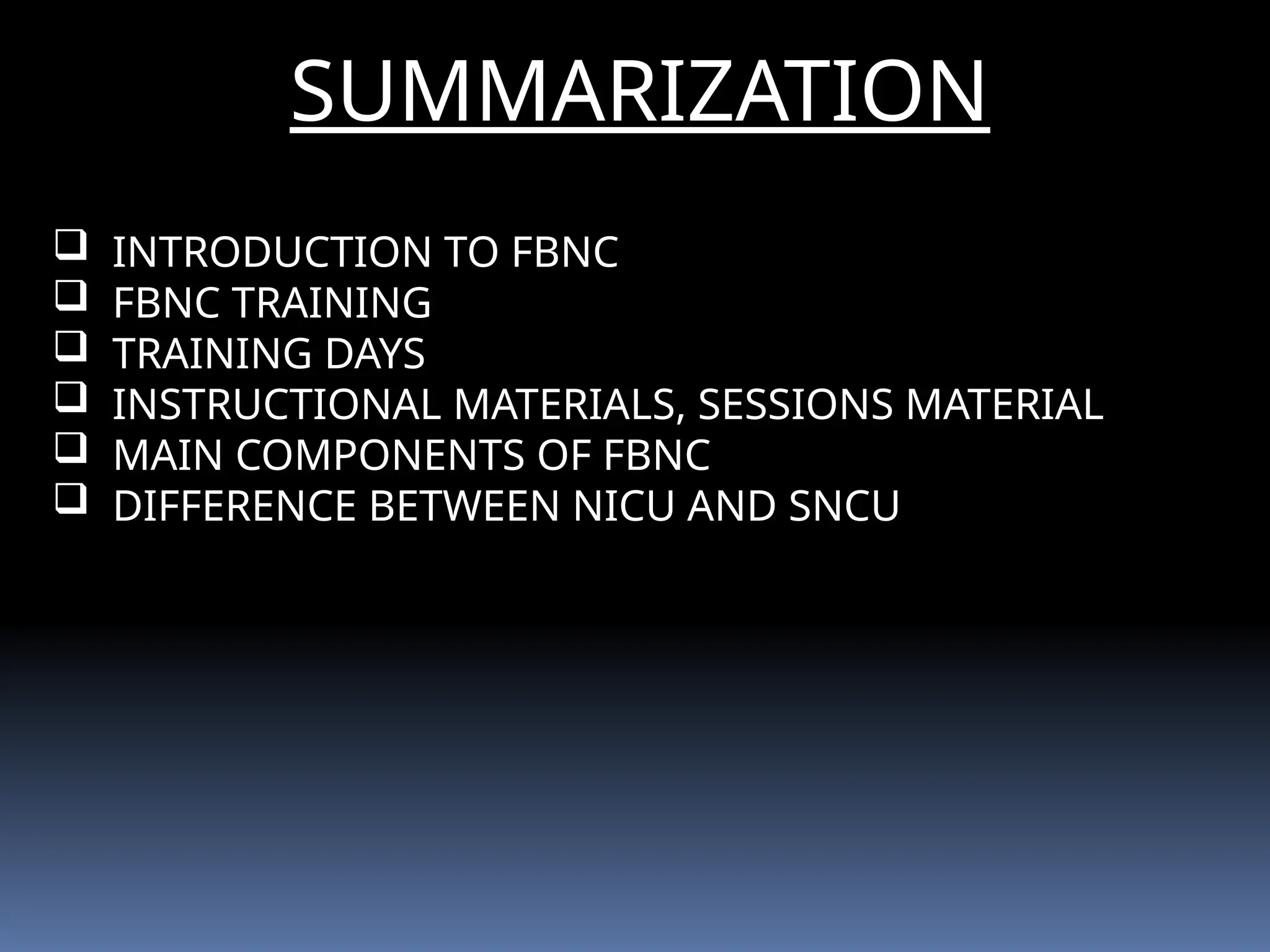 Facilitated newborn care for nursing course | PPTX