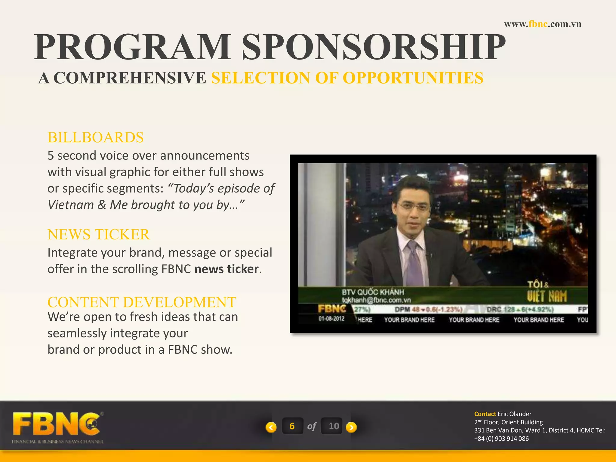 FBNC Advertising Solutions | PPT