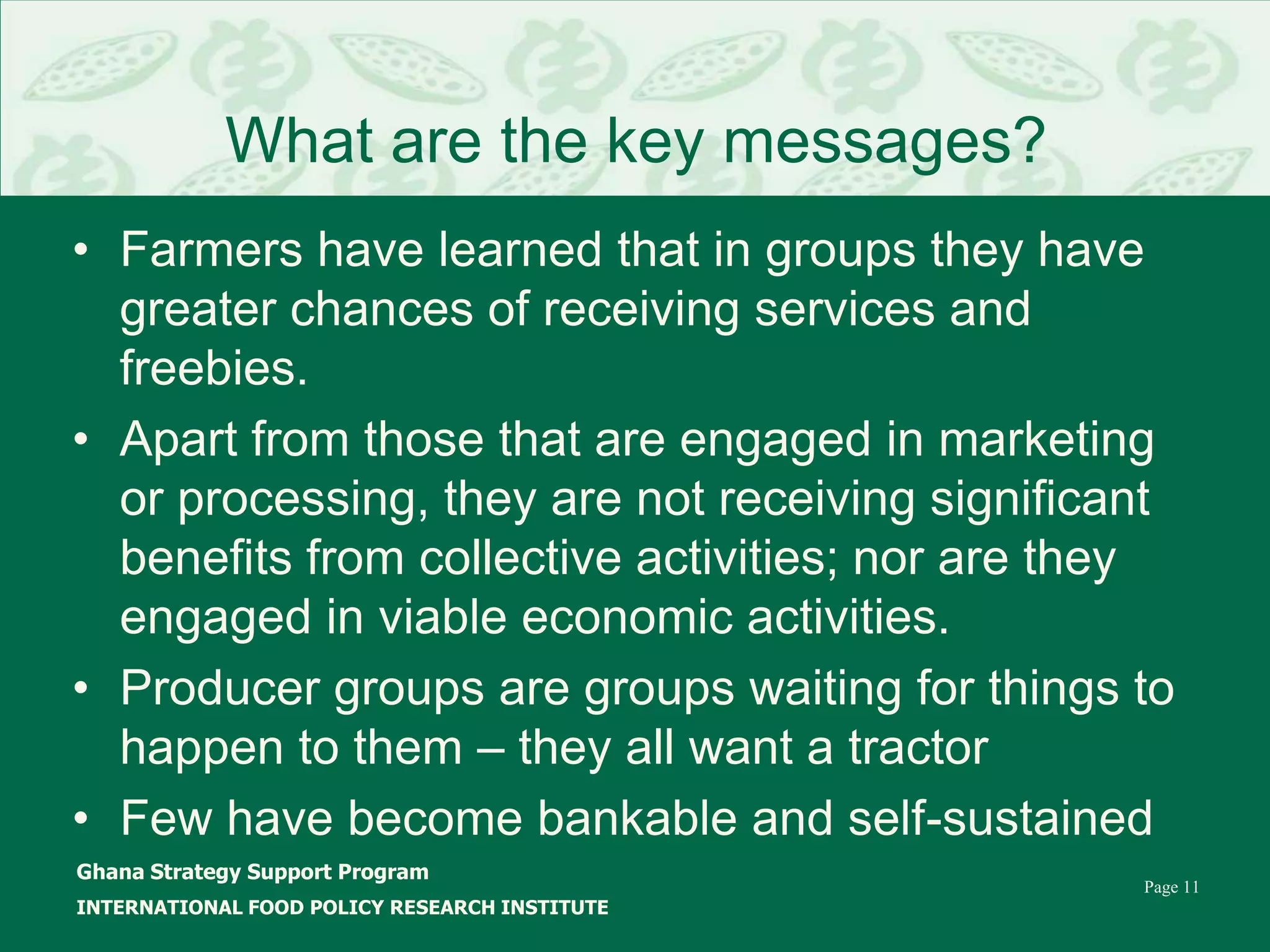 Presentation on Farmer Based Organizations | PPTX