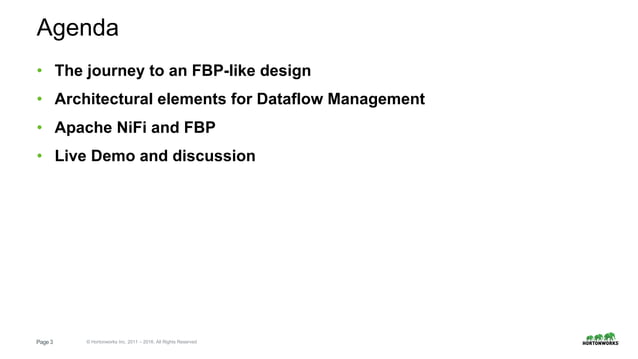 Apache NiFi - Flow Based Programming Meetup | PPT