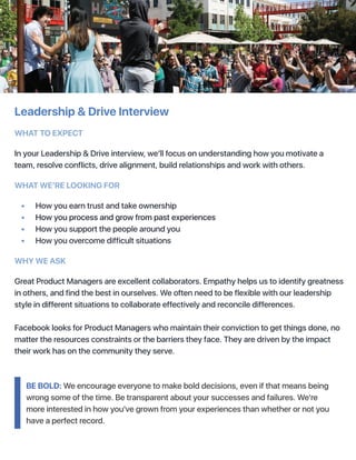 Facebook's Official Guide to Product Management Candidates | PDF