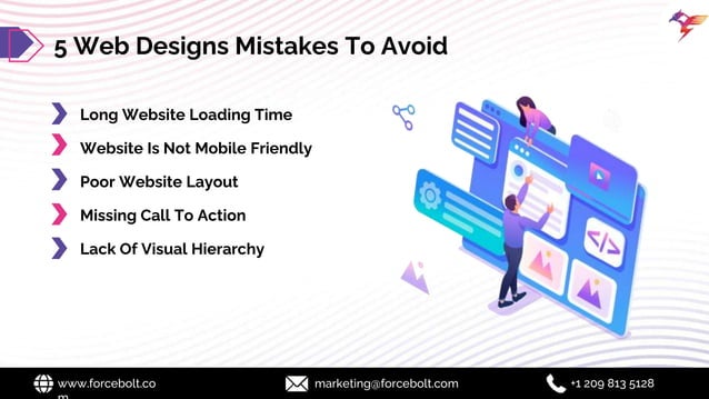 5 web design mistakes to avoid in 2021 | PPT