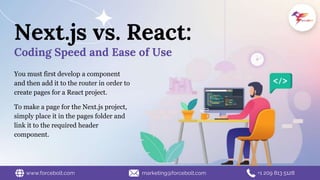 Next.js vs React | what to choose for frontend development_ | PPT