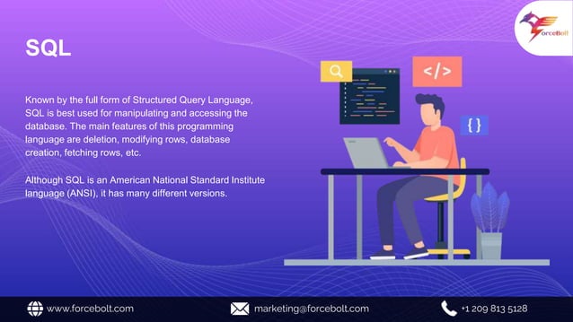 Top 5 programming languages for fintech | PPTX