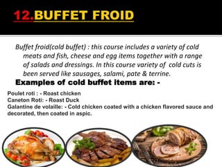 buffet froid | PPTX