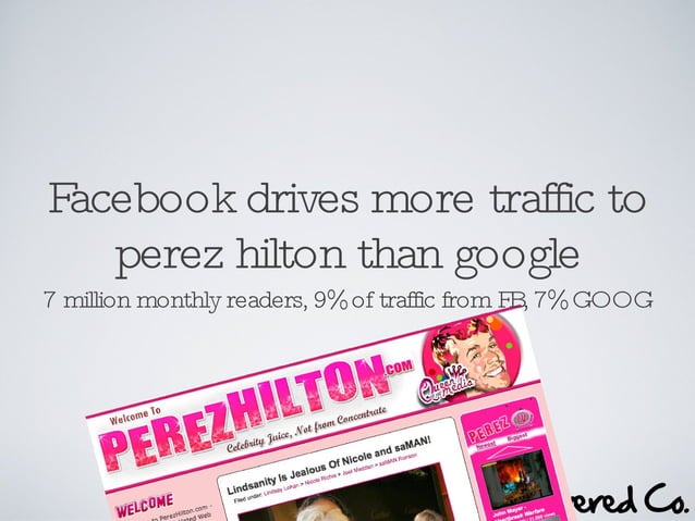 Facebook Present & Future by Nick Gonzalez | PPT | Free Download
