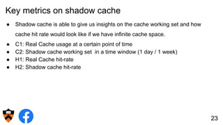Improve Presto Architectural Decisions with Shadow Cache | PPT