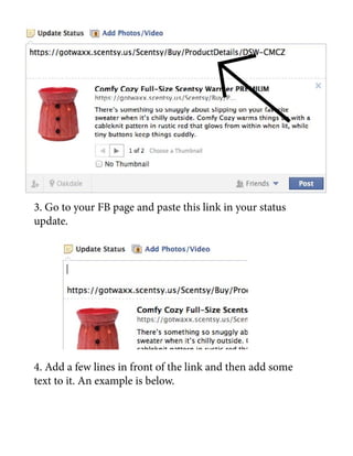 Fb product posting | PDF