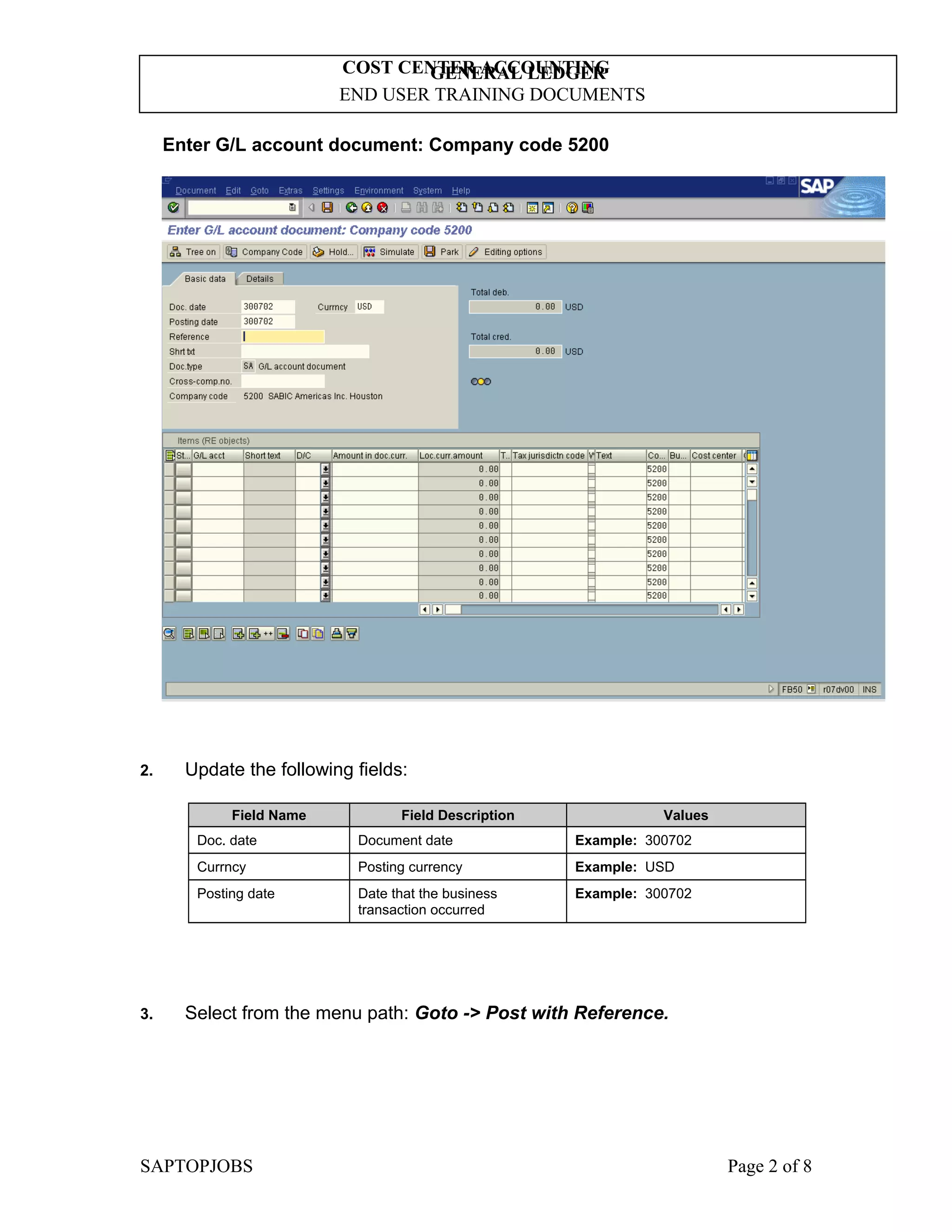 Fbr2 posting with reference document | DOC