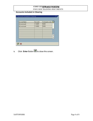 Fbra gl reset cleared items | PDF