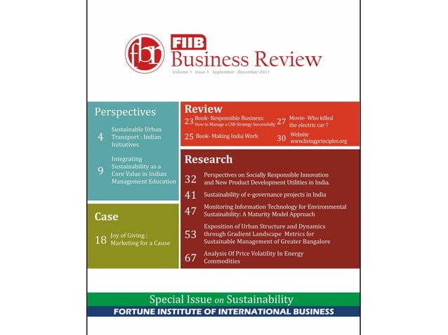 FIIB Business Review - FIIB's Management Journal | PDF