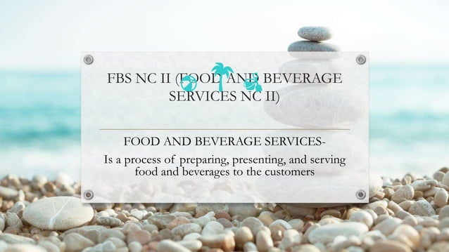 FBS (food and beverage servisec) grade 11.pptx | Food Industry | Industries