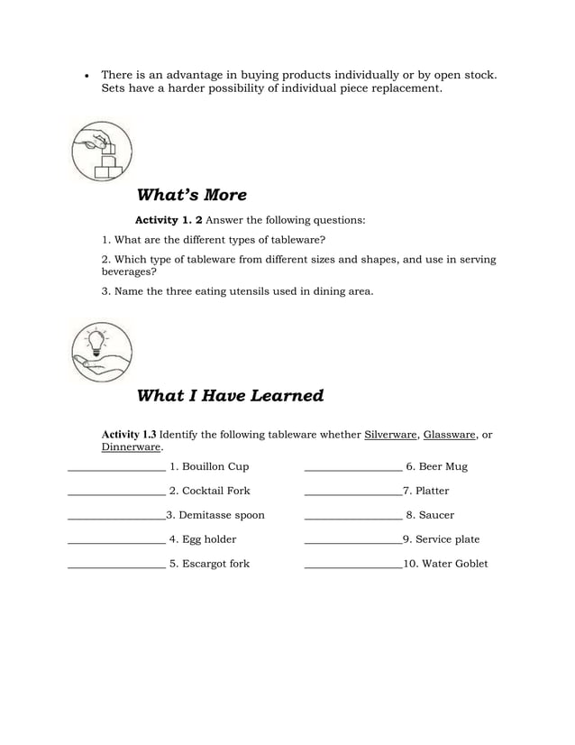 FBS-week-3 Basic Types of Tableware.docx
