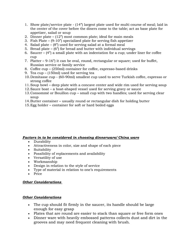 FBS-week-3 Basic Types of Tableware.docx