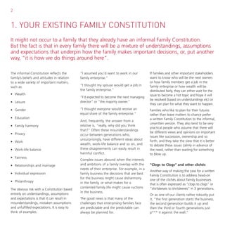 Family Business Solutions Your Guide to a Family Constitution | PDF