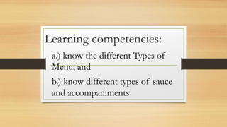 FBS 10 Quarter 3 week 1.pptx Foods and Beverage Different types of ...