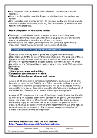 Vessel sanitation program | DOCX