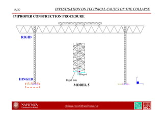 Back-analysis of the collapse of a metal truss structure | PDF