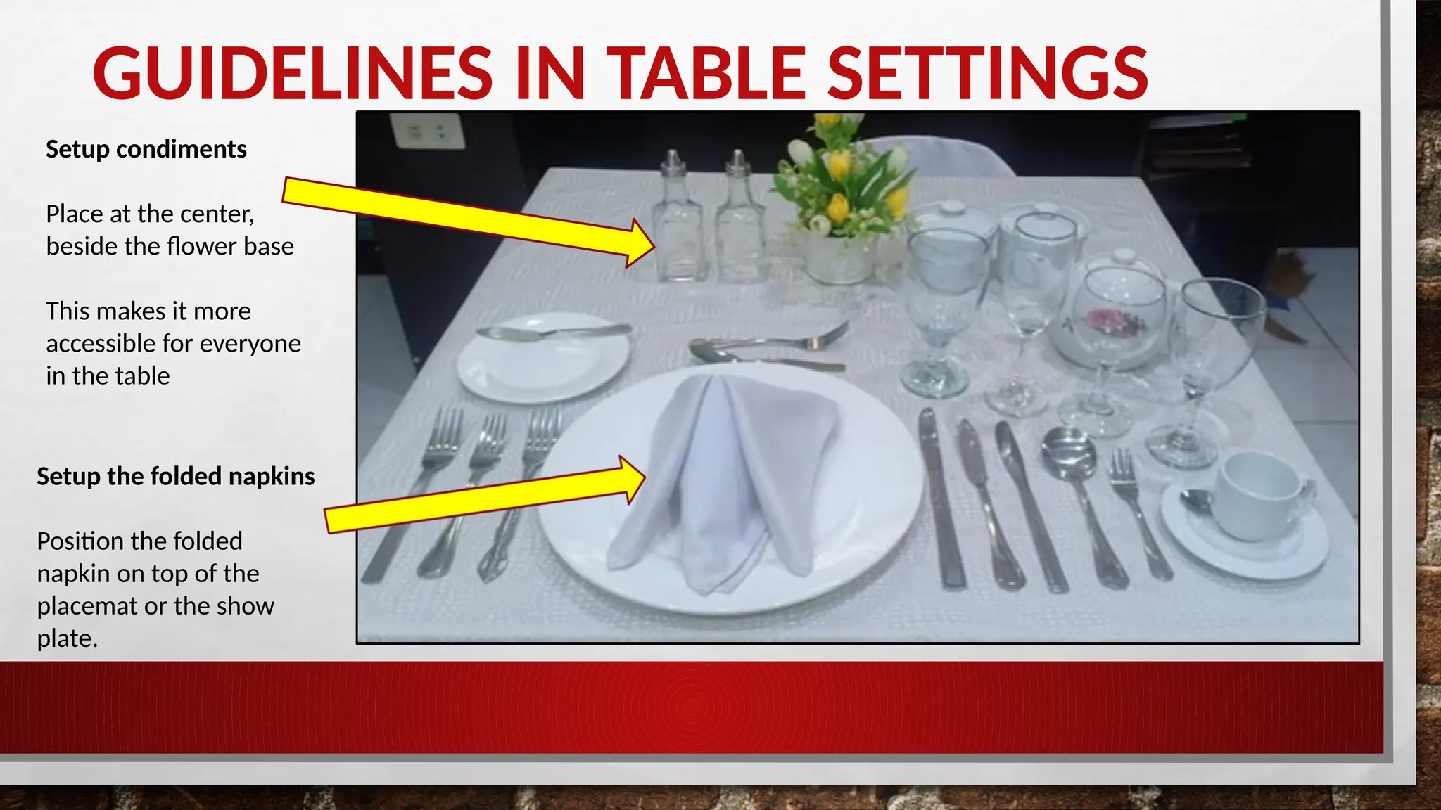 FBS Lesson 1.3.1 Setup Tables in the Dining Area part 1.pptx