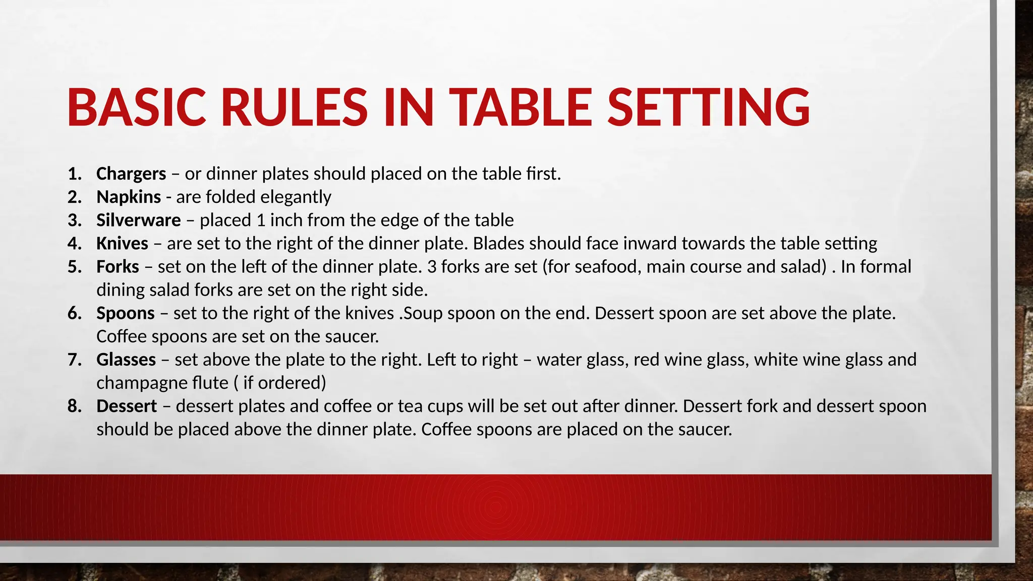 FBS Lesson 1.3.1 Setup Tables in the Dining Area part 1.pptx
