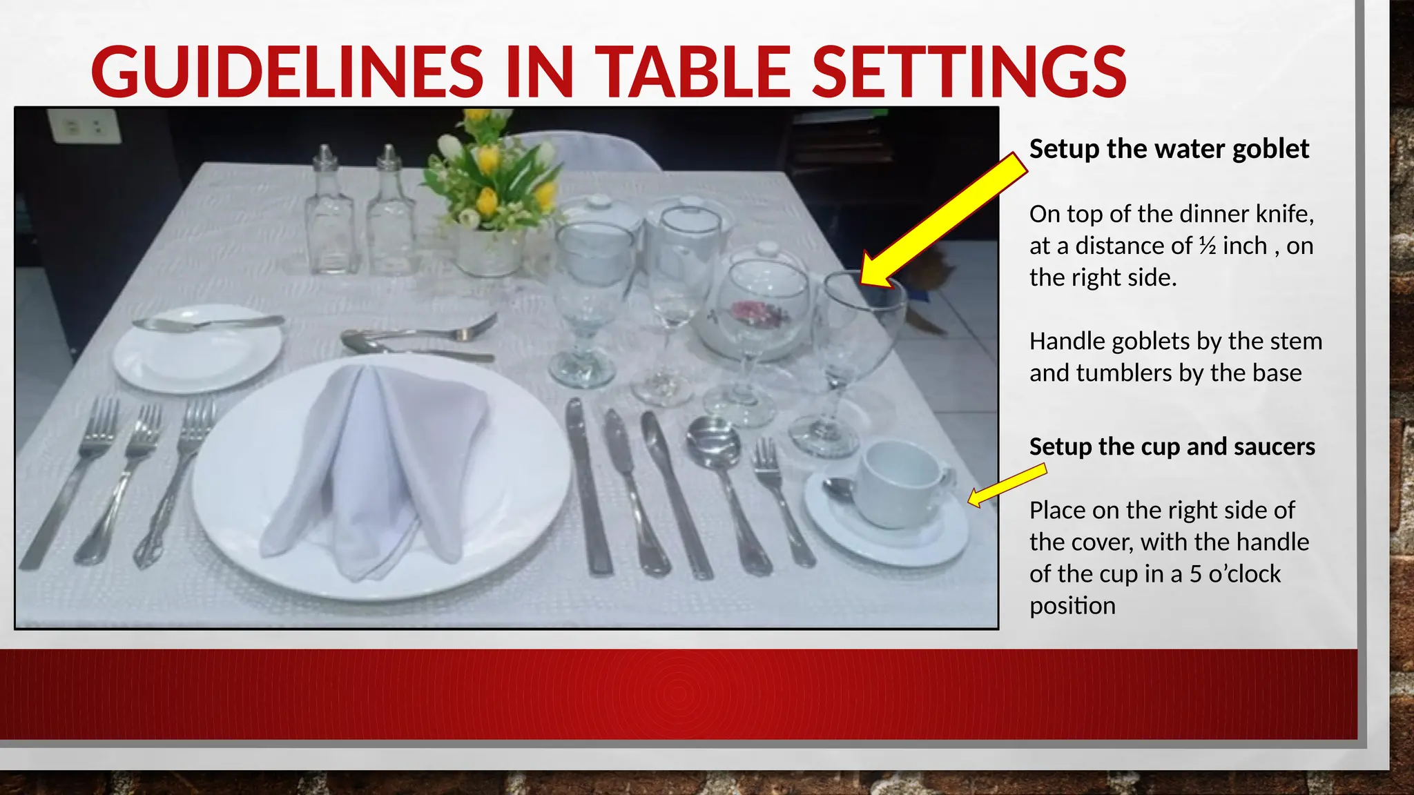 FBS Lesson 1.3.1 Setup Tables in the Dining Area part 1.pptx