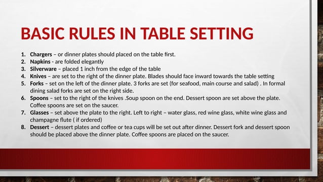 FBS Lesson 1.3.1 Setup Tables in the Dining Area part 1.pptx