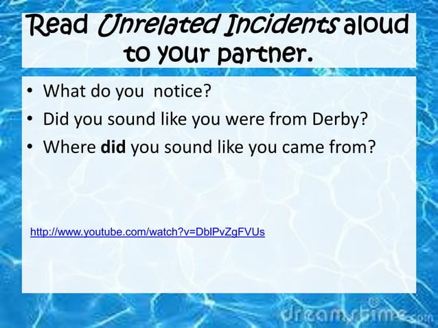 Fat boy swim lesson 1 unrelated incidents | PPT