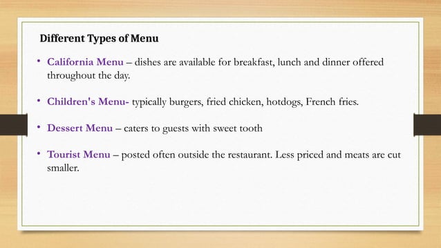 FBS Lesson 2.3 Take Food and Beverage Orders.pptx