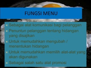 Menu Planing | PPT