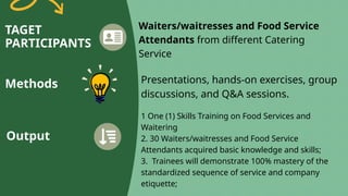 FBS OVERVIEW about Basic Skills Training on Food Services and waitering ...