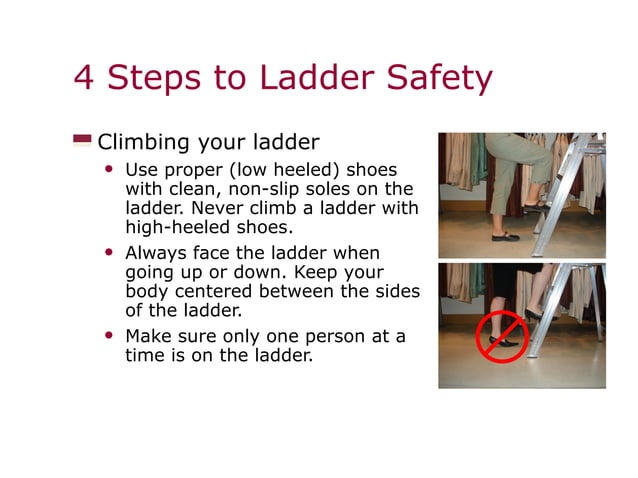 Tips for Working with your Ladder | PPT