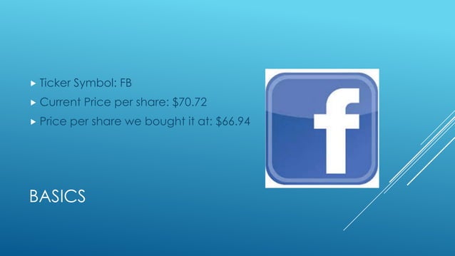 FB stock market ppt | PPTX