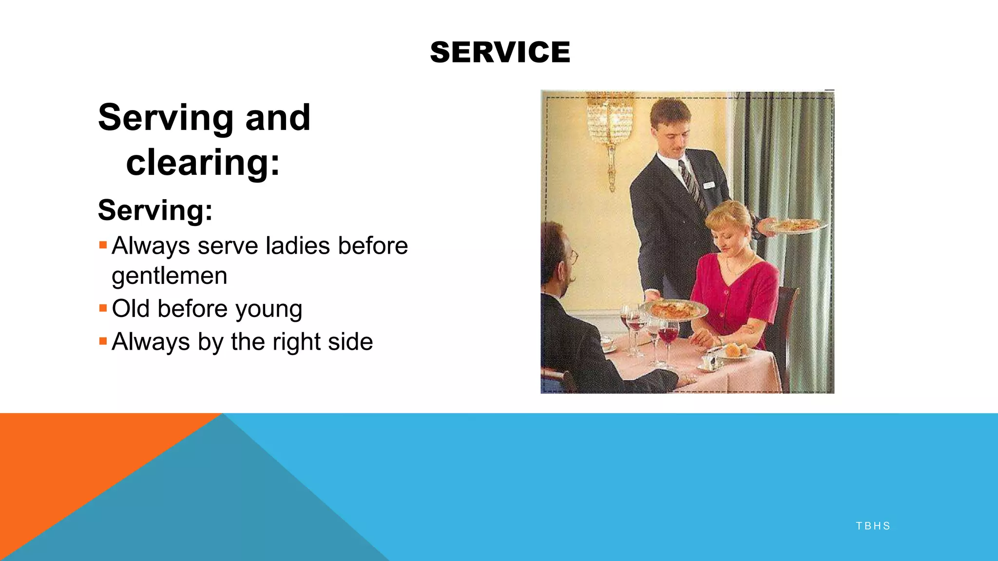 service sequence and welcoming the guest | PPTX