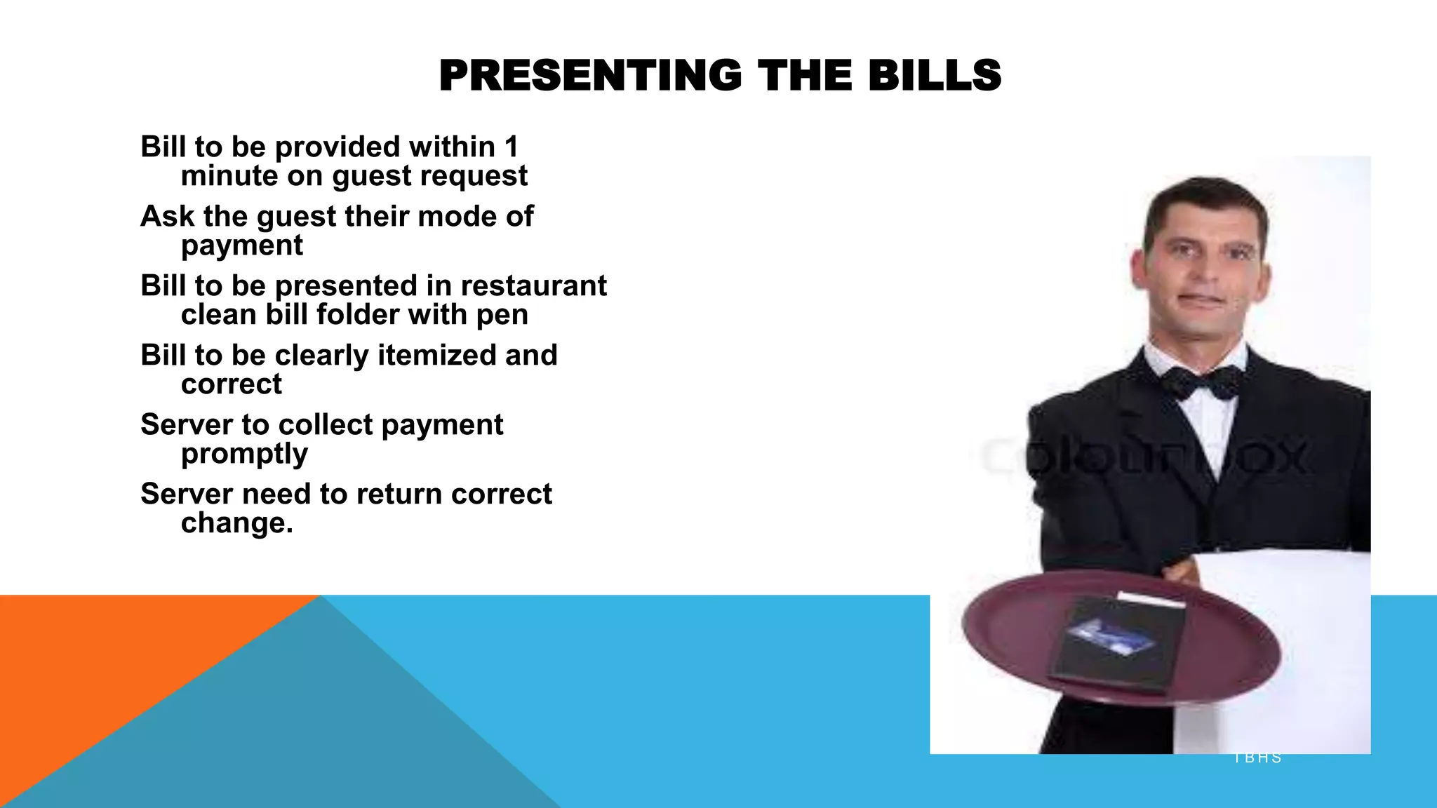service sequence and welcoming the guest | PPTX