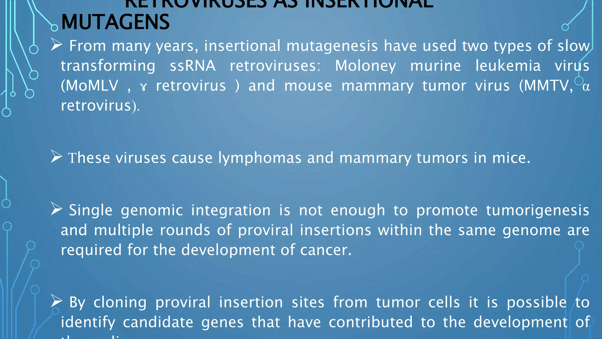 insertional mutagenesis | PPTX