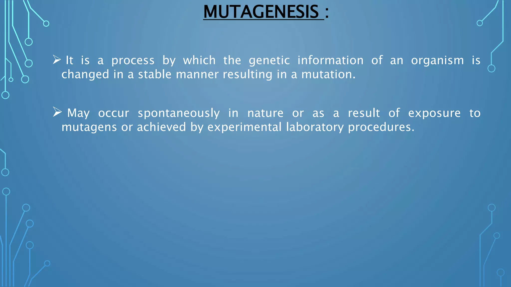 insertional mutagenesis | PPTX