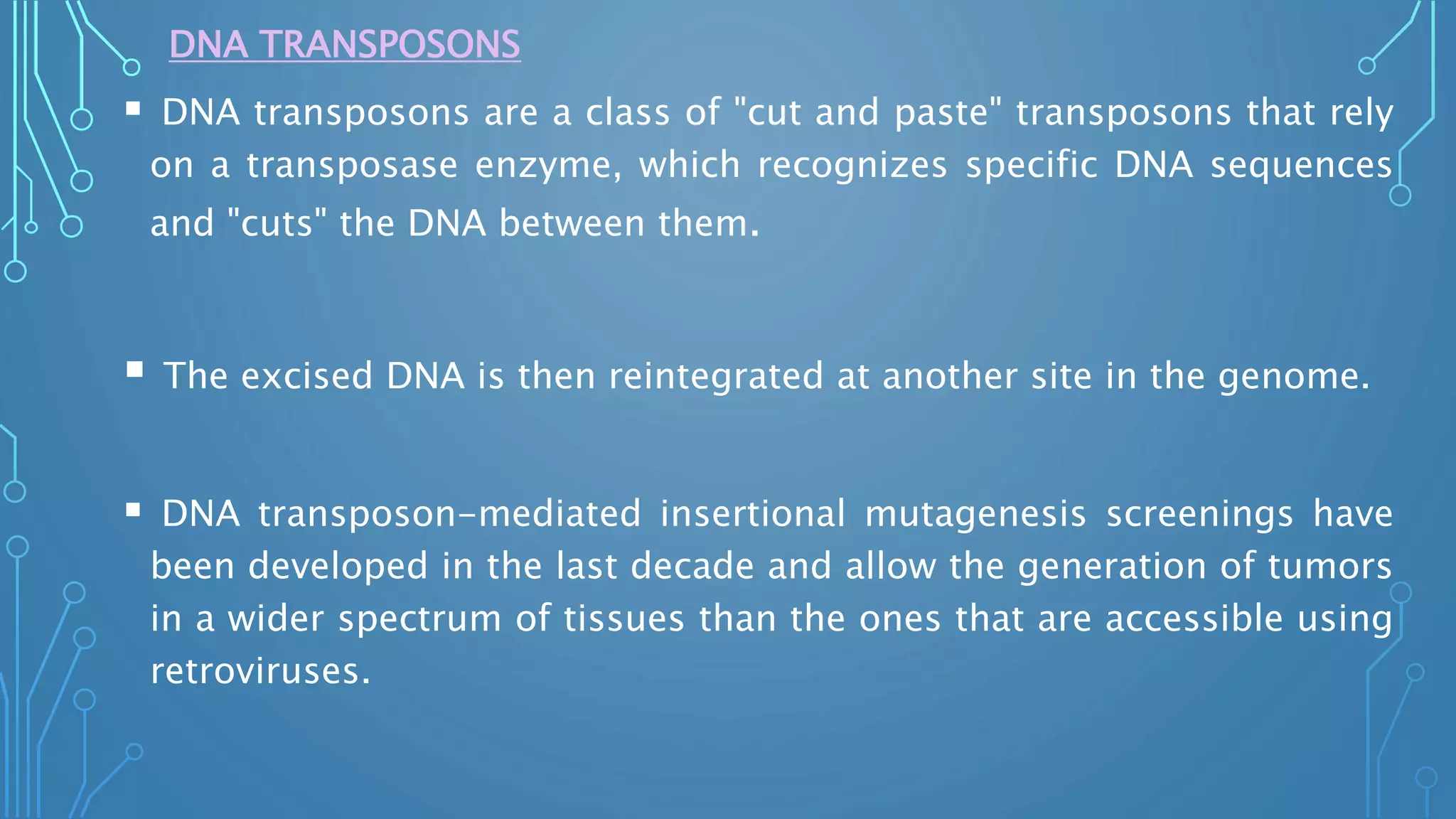 insertional mutagenesis | PPTX