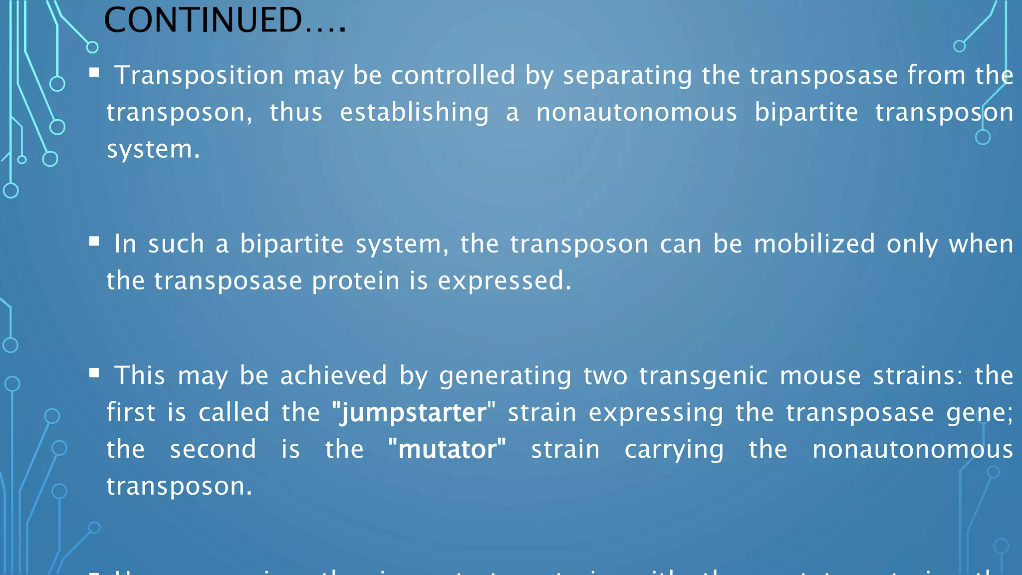insertional mutagenesis | PPTX